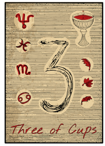 Three of Cups – The Tarot Card of Companionship and Celebration